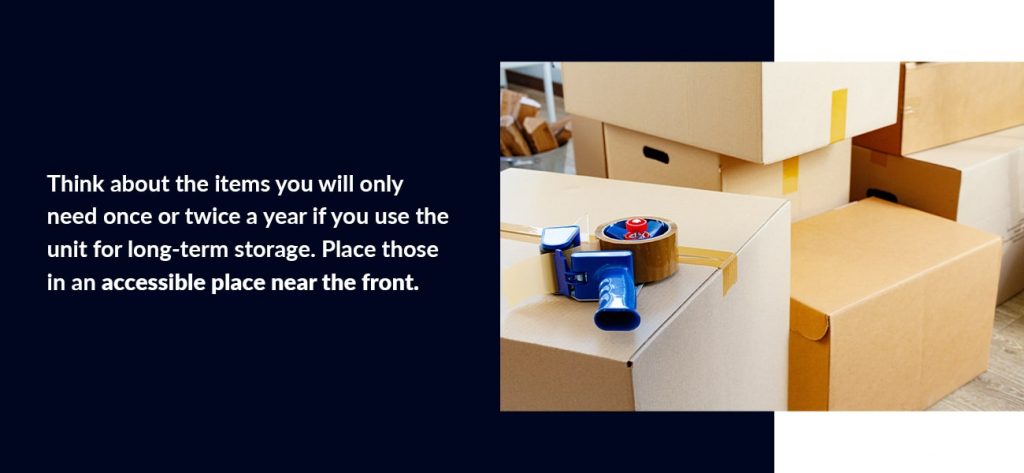 How to Organize a Storage Unit | Storage Organization Tips